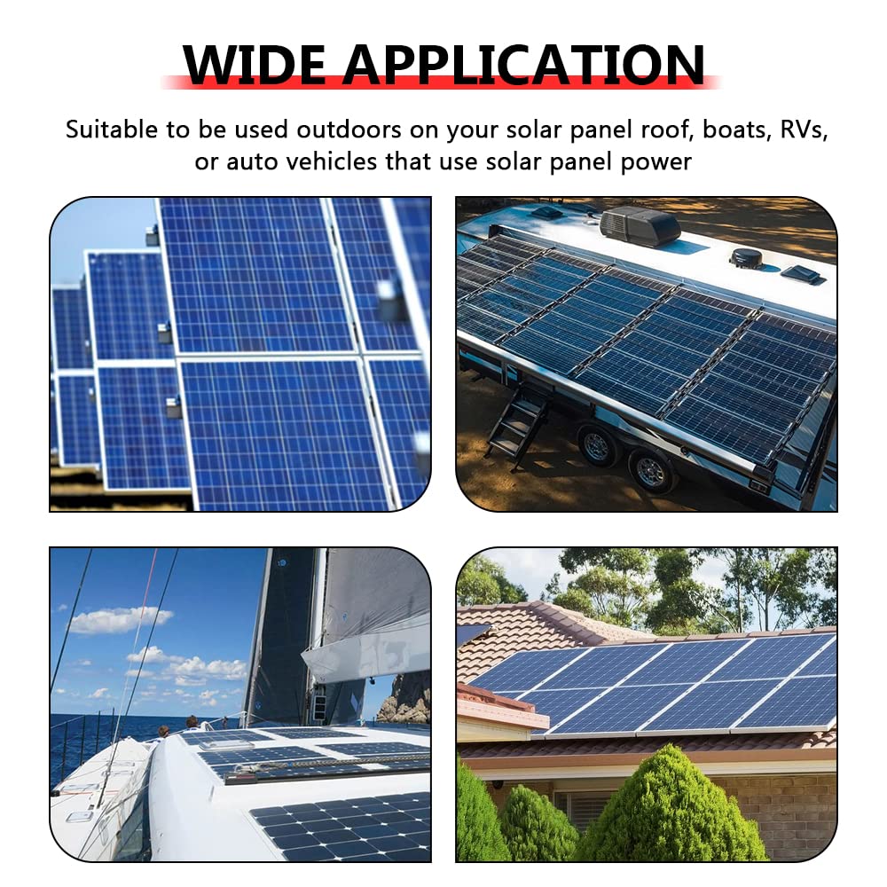KEDAKEJI 20PCS with 2pcs spanners Solar Connectors with Spanners Solar Panel Cable Connectors 10 Pairs Male/Female