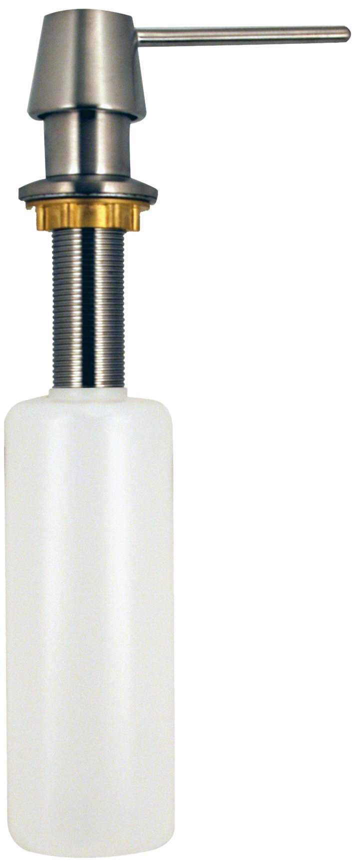 Westbrass Heavy Duty Kitchen Sink Soap/Lotion Dispenser, Satin Nickel, D2171-07