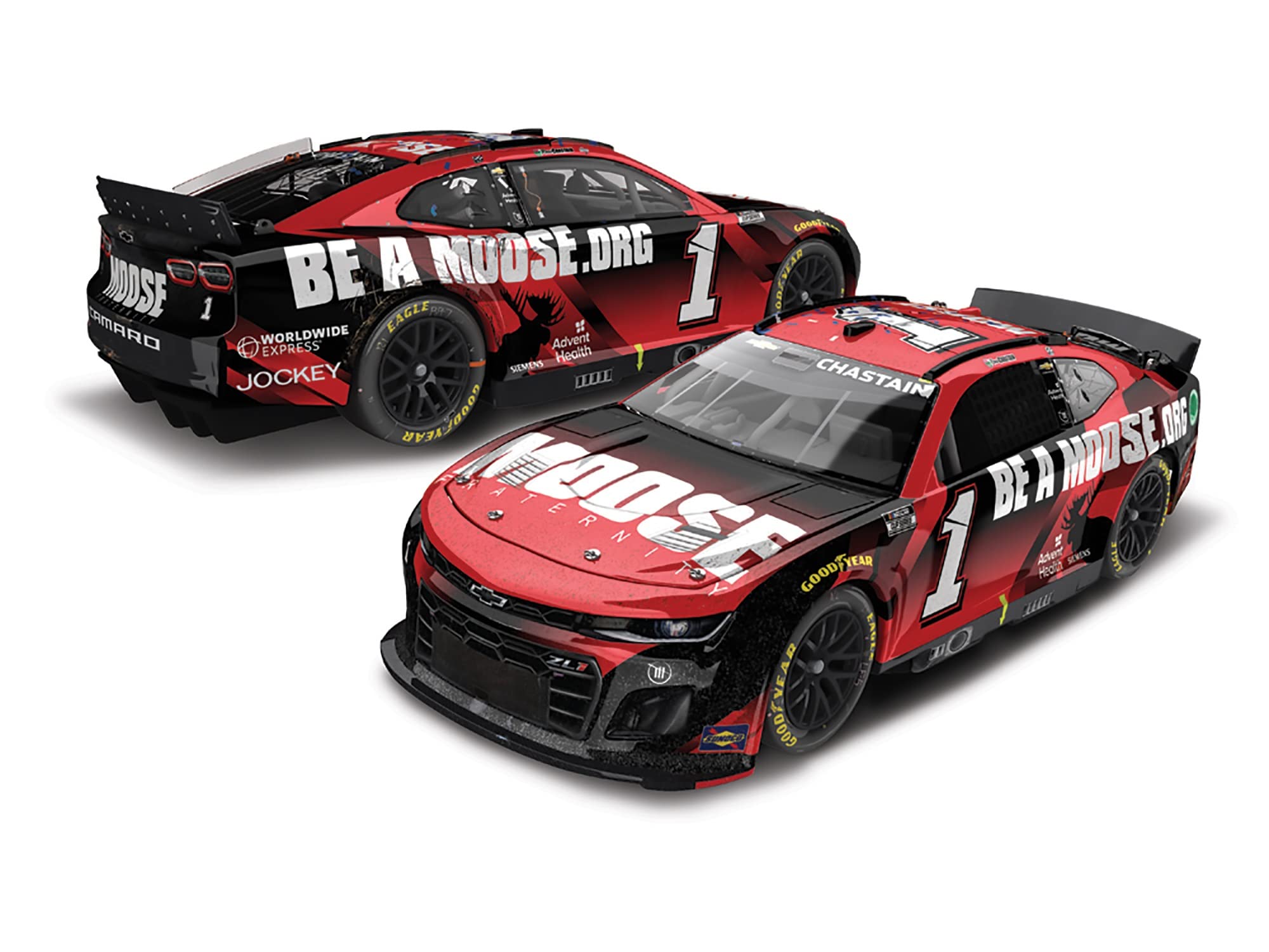 Lionel Racing R Chastain 1/24 HO Moose Fraternity Talladega Win 22 Camaro ZL1