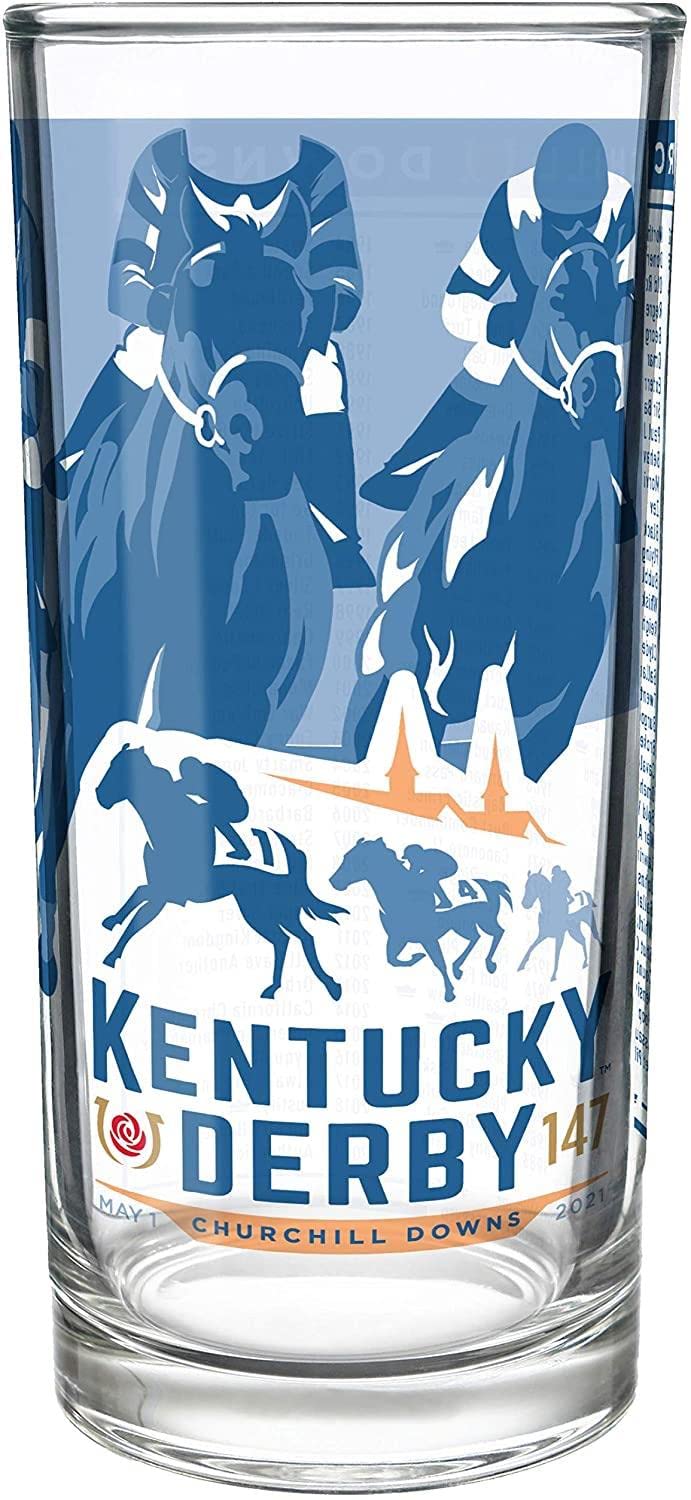 Kentucky Derby 2020~2023 Official 146&147&148&149th Mint Julep Glass Officially Licensed, 12 oz Glass