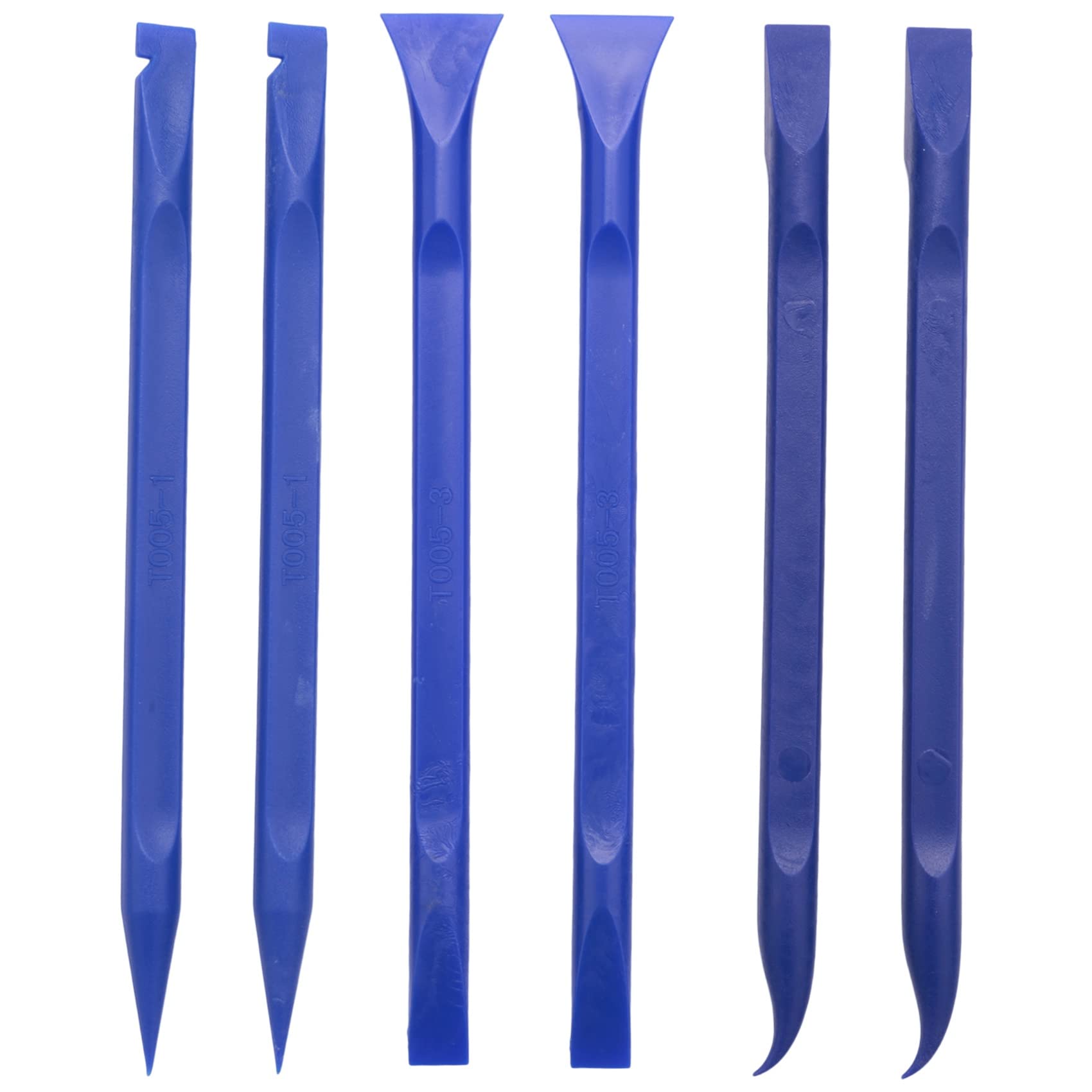 Jteyult 6Pcs Plastic Scraper Cleaning Tool Carbon Fiber Lottery Ticket Scratcher Tool for Spaces, Kitchen, Crevices, Food