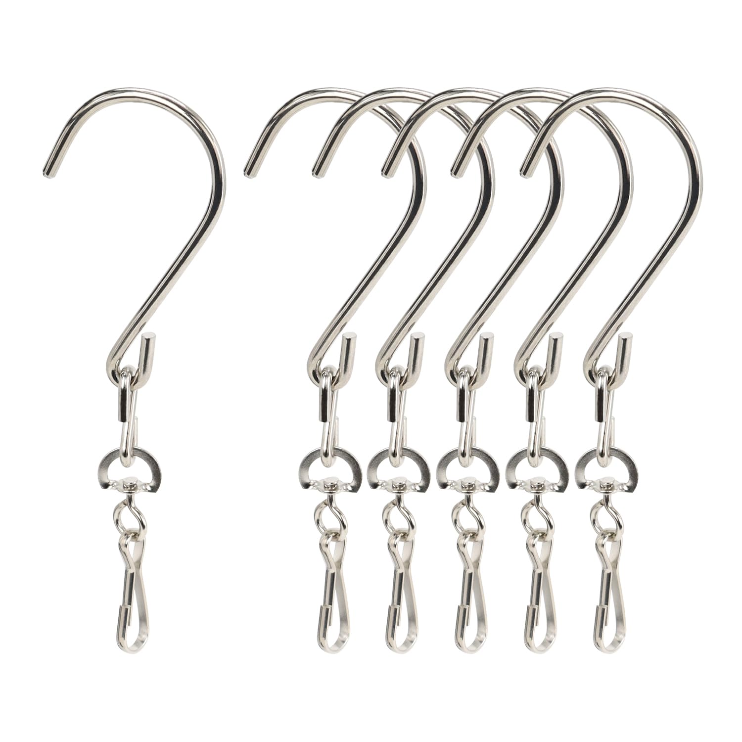 scottchen PRO Swivel Pot Hook for Securely Hanging Paint Cans and Other Containers, 7-3/4''Swivel Paint Pail Hook - Hang Paint Pails on Ladder and Windowsill, 6Pack
