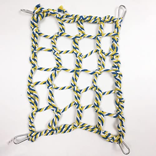 MagiDeal Bird Toys Hamster Hammock Rope Parrot Hammock Climbing Toy Climbing Toys Cage Toys Ladder Climbing Net for Parakeet Pet Parrot