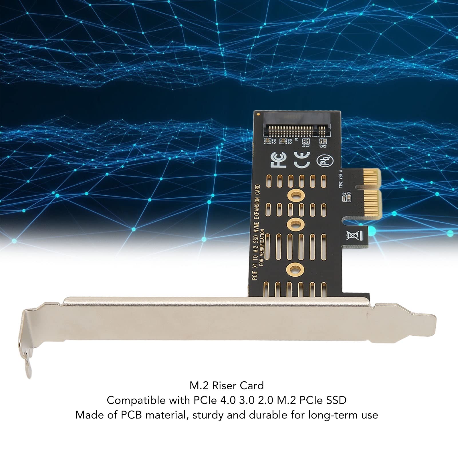 M.2 PCIE Adapter X1 X4 X8 X16,Supports Booting OS from M.2 PCIe SSD,Compatible with PCIe 4.0 3.0 2.0 M.2 PCIe SSD