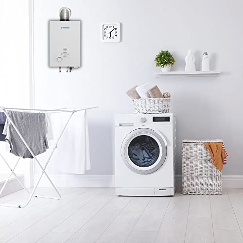 MAREY GA10FLP 2.64 GPM, 68,240 BTU's LP Gas Flow activated Gas Tankless Water Heater, White