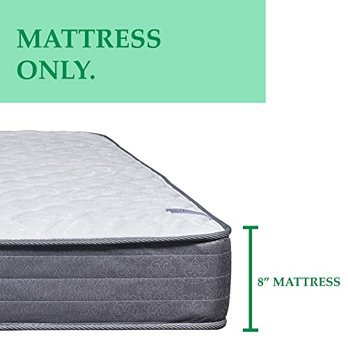 Nutan, 8-Inch Gentle Firm Supportive Yet Remarkebly Comfortable Innerspring Mattress, Full