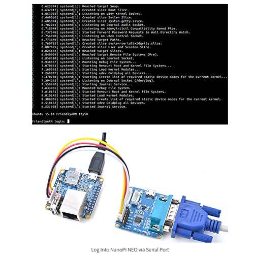 MAKIVI for NanoPi NEO V1.4 512MB RAM Allwinger H3 Core Openwrt/LEDE//Armbian Development Board with -USB Cable Kits