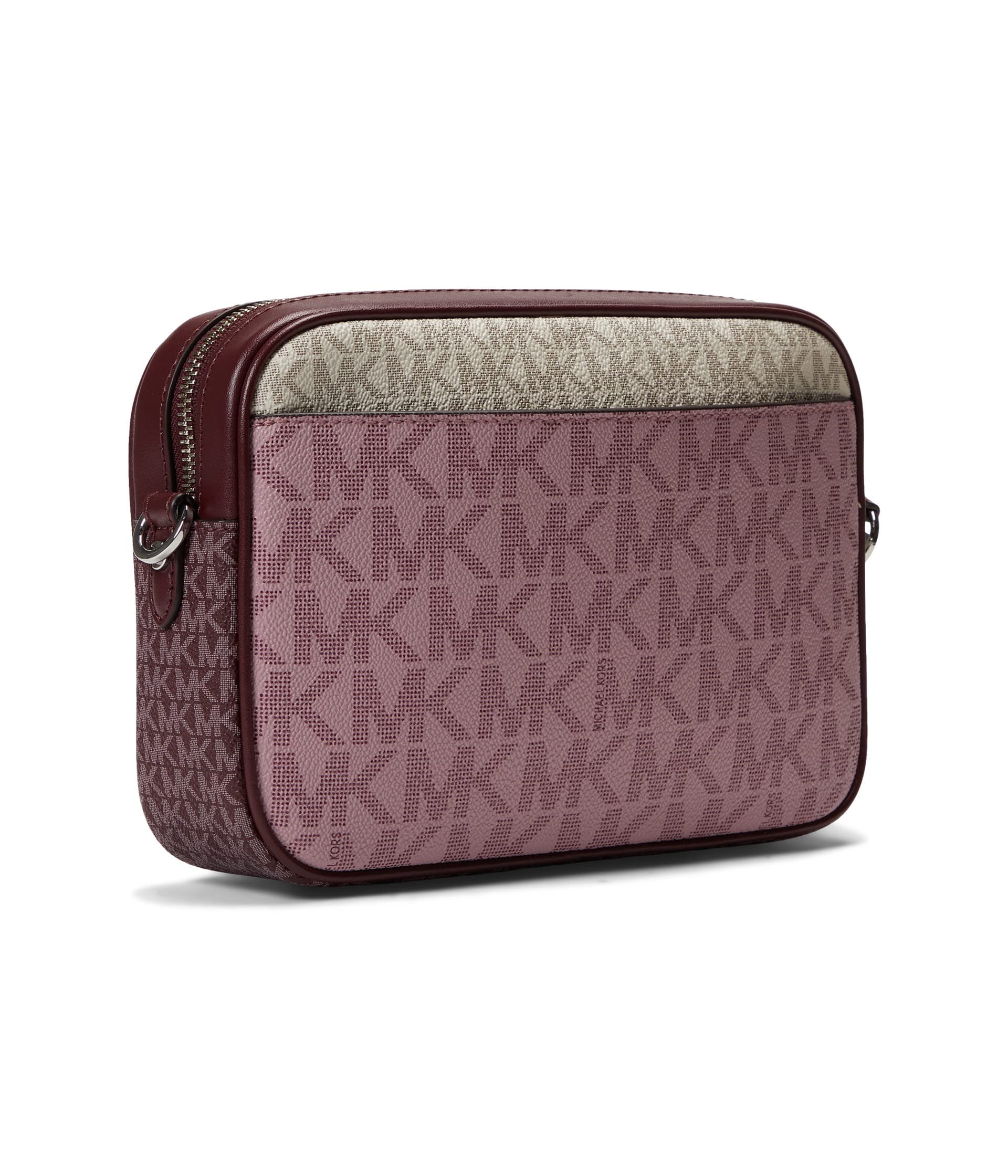 Michael Kors Jet Set Charm Large East/West Camera Crossbody Royal Pink Multi One Size