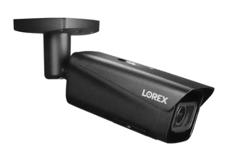 Lorex NC4K4MV-164BB-2 4K 16-Channel 4TB Wired NVR System with Nocturnal 4 Smart IP Bullet (4X LNB9383/Black) Cameras Featuring Motorized Varifocal Lens, Vandal Resistant and 30FPS Recording