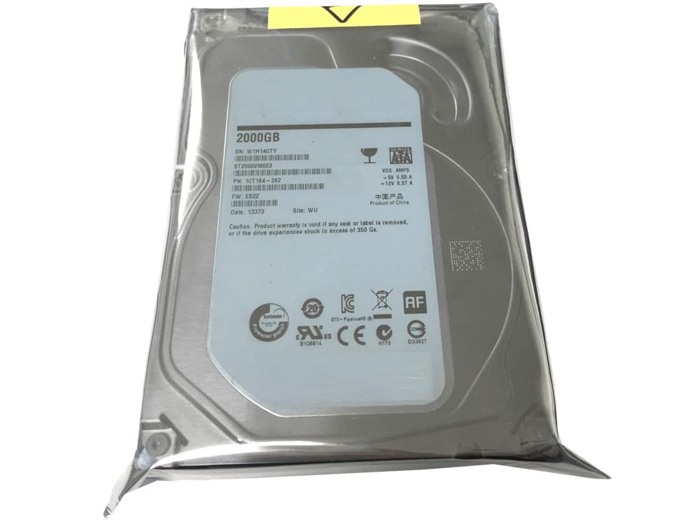 MDD - Pipeline HD ST2000VM003 2TB 5900RPM 64MB Cache SATA 6.0Gb/s 3.5inch Surveillance Hard Drive