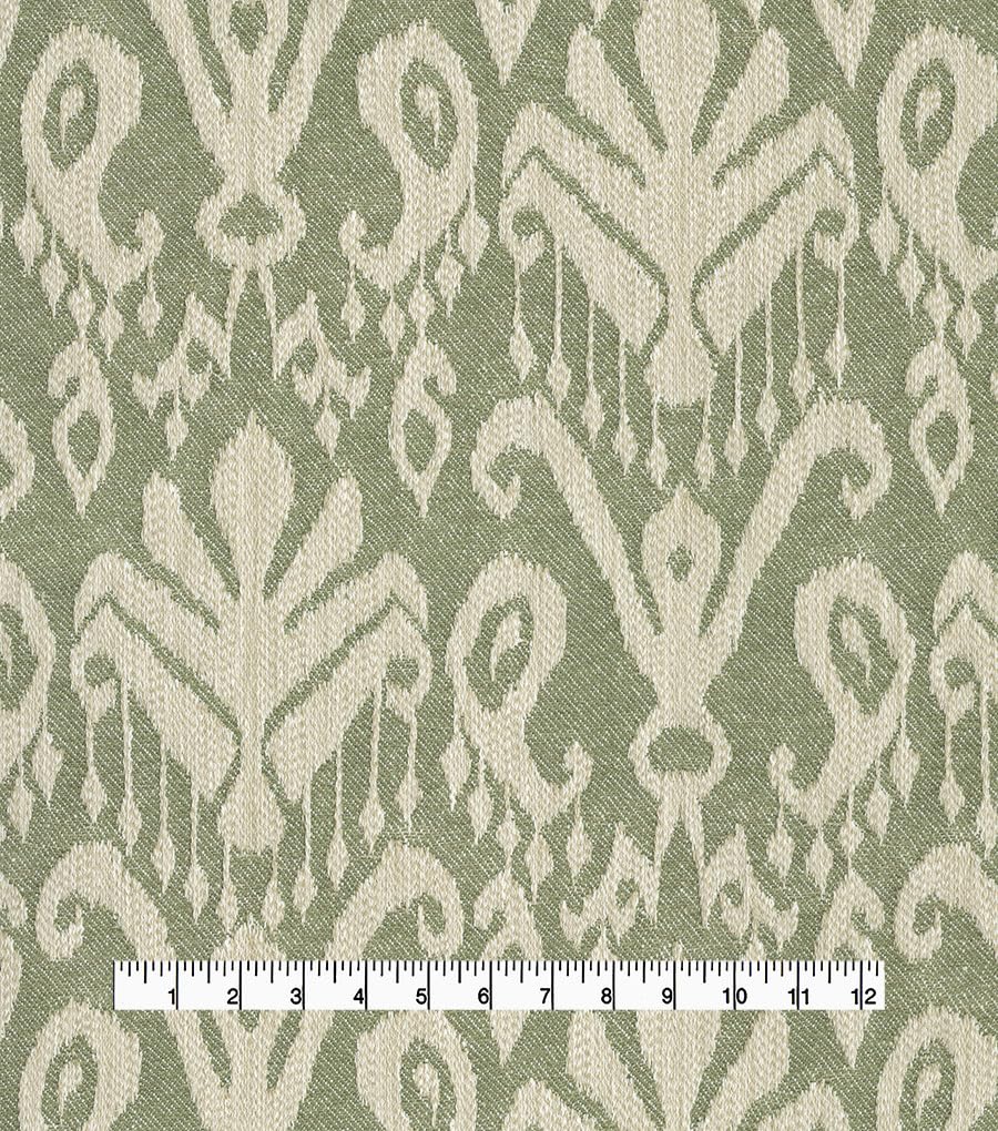 Surface Style Printed Polyester Blend Heavy Weight Fabric by The Yard, Upholstery and Home Décor, Oeko-TEX Certified, 54" Wide, (Ikat Wanderlust, Sage) 54 Inches