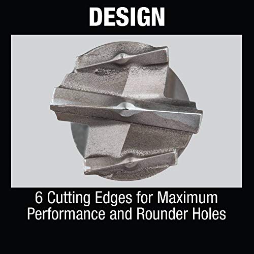 Makita B-64004 5/8" x 24" Spline Bit, 6-Cutter