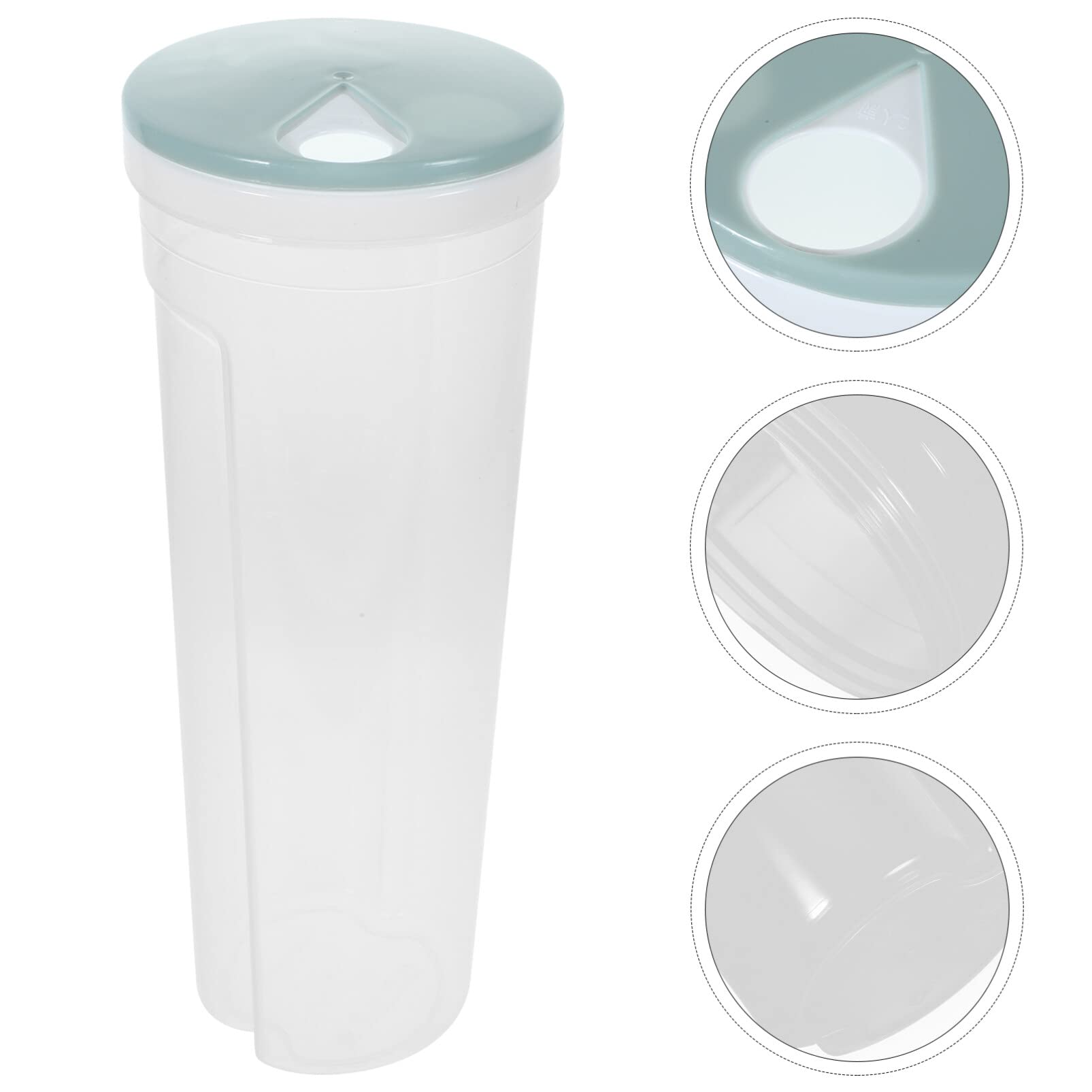 Kichvoe Pasta Storage Bin Pasta Storage Container Airtight Spaghetti Box Pantry Noodles Canister Holder Plastic Food Containers with Lock Lids for Dry Food Noodle Sugar Flour Cereal