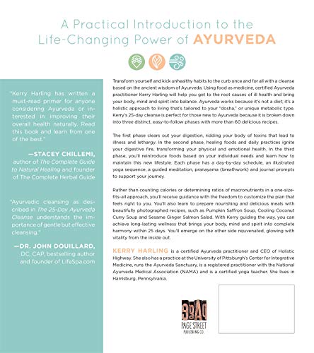 The 25-Day Ayurveda Cleanse: A Holistic Wellness Plan Using Ayurvedic Practices to Reset Your Health Naturally