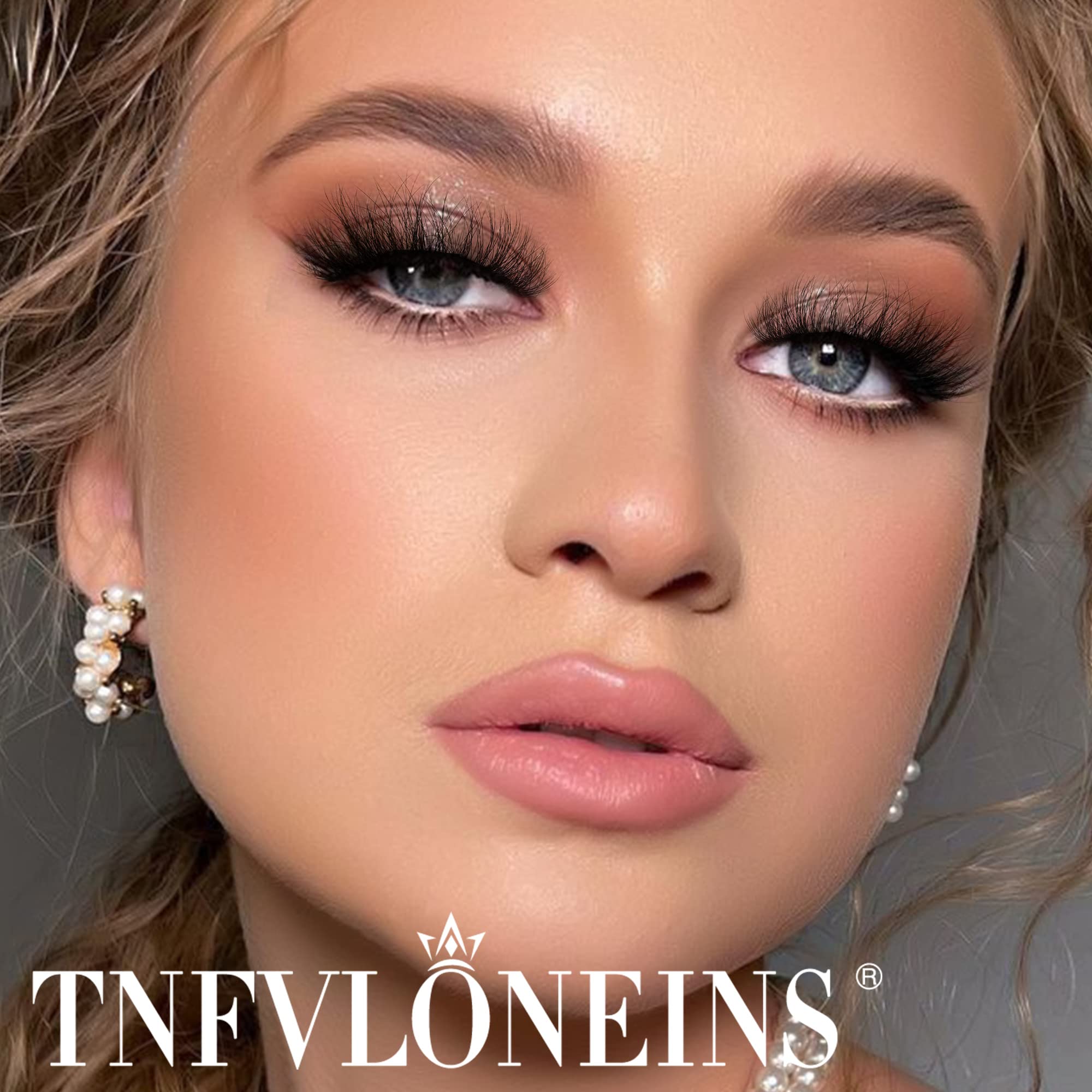 Natural Cluster Lashes Wispy False Eyelashes Natural Look DIY Individual Fluffy Mink Lashes Like Lash Extensions 6D Strip 6 Pairs Pack Fake Eyelashes by TNFVLONEINS