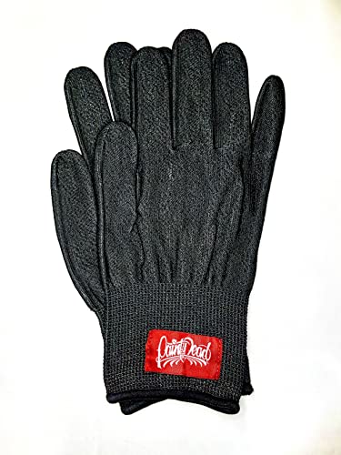 PID PROSERIES PROGLOVE HD Black Pair of Vinyl Wrap Gloves (Large)