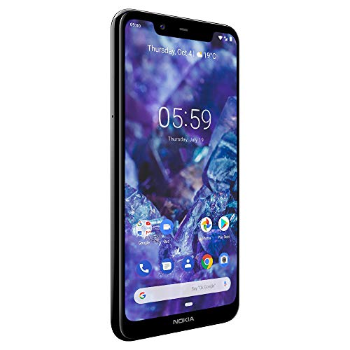 Nokia mobile Nokia 5.1 Plus - Android 9.0 Pie - 32 GB - Dual Camera - Dual Sim Unlocked Smartphone (AT&T/T-Mobile/Metropcs/Cricket/Mint) - 5.86" 19: 9 HD+ Screen - Black