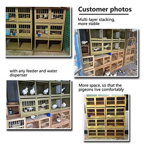 Pigeon Cage Breeding Cage for Pigeon Pairing Cage Bird Cage Pigeon Nest Box Carrier Combination Package Nest Nest Rest and Pairing