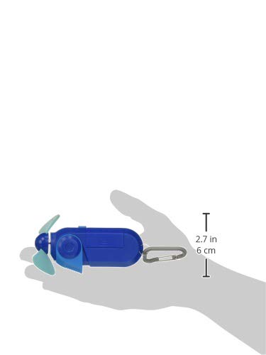O2COOL Carabiner Water Misting Fan, 1 Count, Assorted