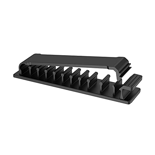 Network Storage Self-Adhesive Cable Buckle Nail Cable Holder Cable Clamp Cable Data Wall Usbhub3.0 Powe 7 Port (Black, One Size)