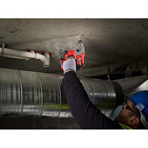 MILWAUKEE M12 FUEL 2416-21XC 12-Volt Cordless Lithium-Ion 4.0Ah 5/8 in. Brushless SDS-Plus Rotary Hammer Kit