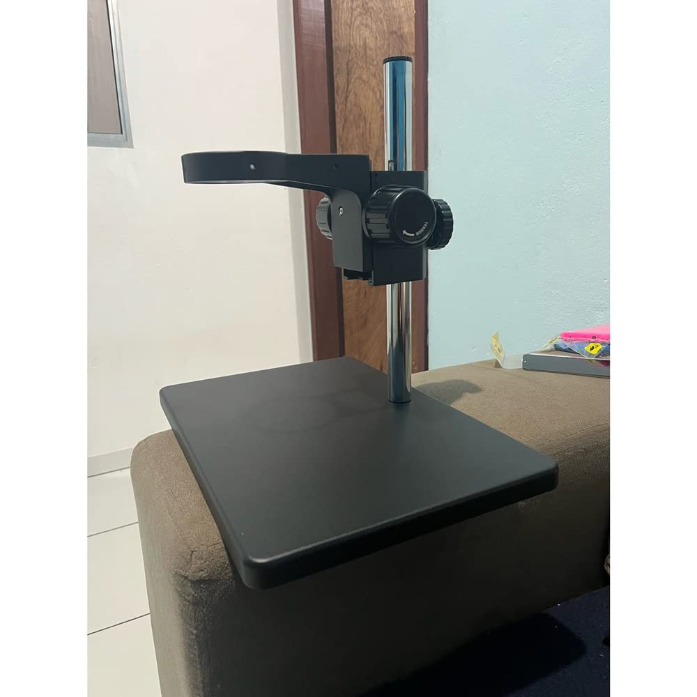LXXSH Industrial Binocular Trinocular Microscope Camera Stand Holder Arm Bracket 76mm Universal 360 Rotating Maintenance Workbench (Color : A, Size : 38cm x 26cm x 34cm)