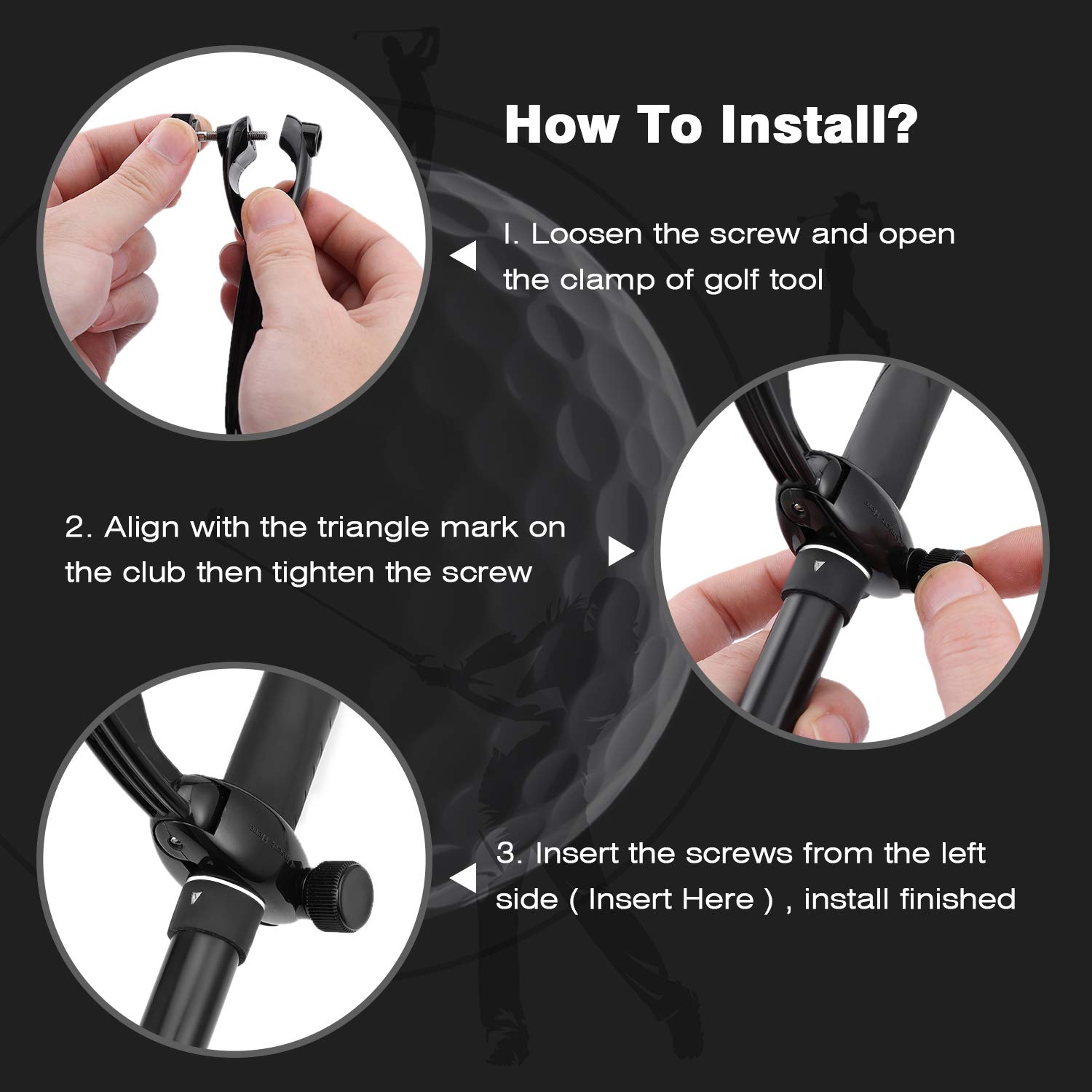 LRCUE Golf Swing Trainer Aid Golf Training Aids to Keep Head Still Golf Training Equipment
