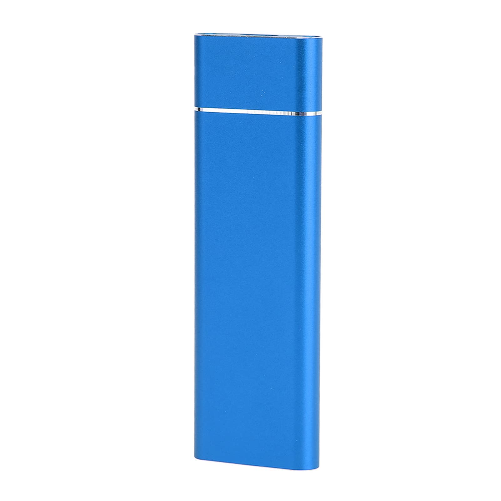 NVME SSD Plug and Play Dual Protocol Enclosure SSD Enclosure High Heat Dissipation for 2260mm (Blue)