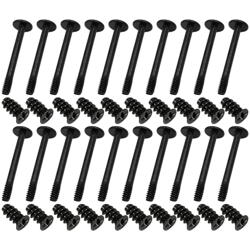 Mikikit 1 Set Chassis Fan Screws Bolts and Nuts Case Fan Screw Kit Cooling Fan Screws Self Tapping Screw Cooling Fan Mount Screws Ceiling Fan Screws Bolt Kit Steel Computer M5 Accessories