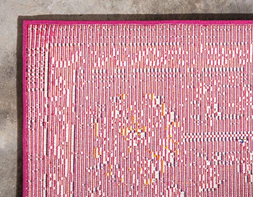 Unique Loom Medici Collection Vintage Botanical Traditional Red Area Rug (5' 0 x 8' 0)