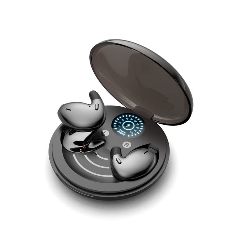 Mosonnytee Sleep Headphones Bluetooth Noise Cancelling Headphones for Sleeping Wireless Invisible Sleep Headphones for Side Sleepers Comfotable to wear for Sleeping