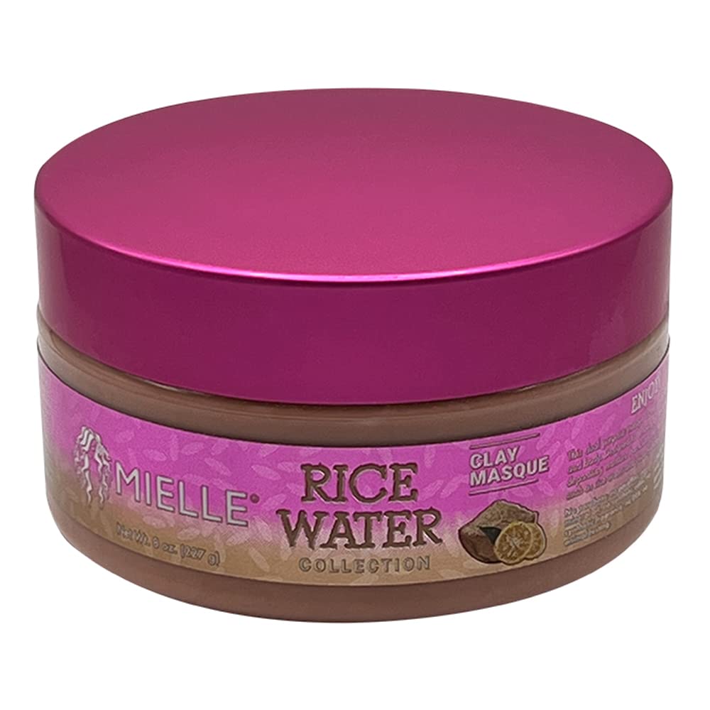 Mielle Rice Water Collection - Length Retention For Dry & Damaged Hair Sulfate-Free Shampoo, Moisturizing Milk, Clay Masque, Split End Therapy, Shine Mist β Full Collection Bundle Combo Set 5PCS