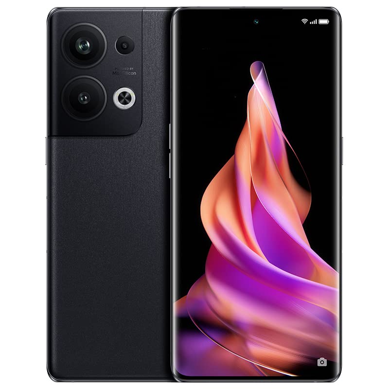Original Oppo Reno 9 Pro+ Pro Plus 5G Smartphone 16G+512GB 6.7"120Hz AMOLED Snapdragon8+Gen1 Android13 50MP Camera Octa Core 80W Super VOOC FaceID 4700mAh OTG NFC by-(CTM Global Store) (Black 12+512)