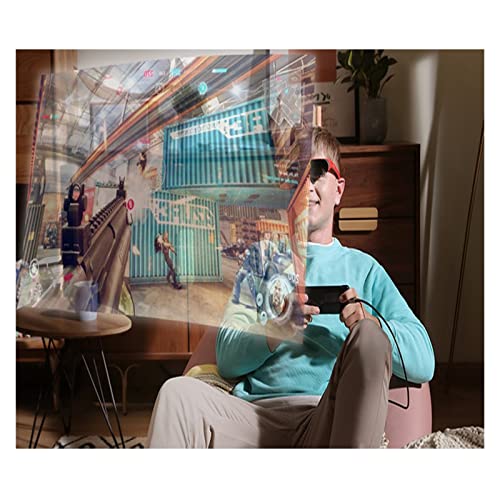 KLEEME AR Glasses Portable 120 Inch Virtual Screen and Voice Control Smart Glasses Cinema Glasses Compatible with All Devices
