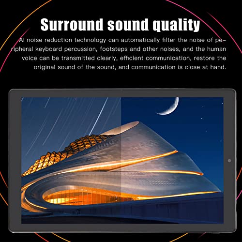 Luqeeg 10.1 Inch Tablet, 1080P Full HD Tablet, 1080x1920 IPS Touchscreen, 11, 4GB+64GB, 8MP+13MP, Type C, 8000mAh Fast Charging Battery