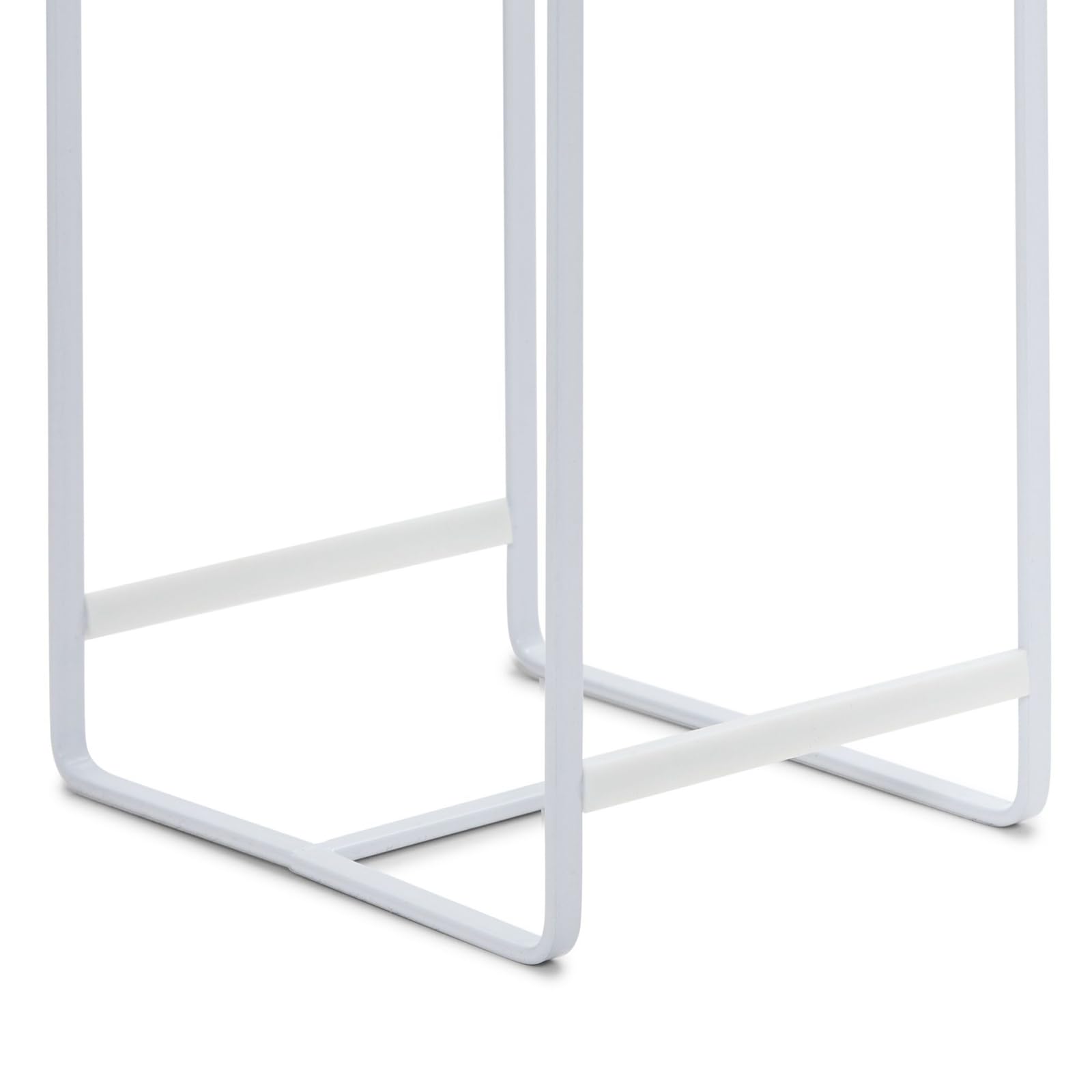 Juvale 3 Piece Plate Organizer for Kitchen Cabinet, Shelf, 2 Sizes for Pots, Pans, Cutting Boards (White)