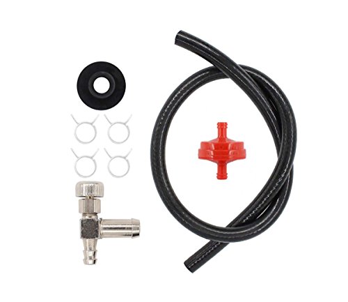 MOTOKU Tank Fuel Hose Filter Gas Shut-Off Valve Grommet Bushing for 3000 5000 6250 Watts for Craftsman for Coleman Powermate Maxa Generac for Honda GX240 Generator Snapper Snowblower Snow Thrower