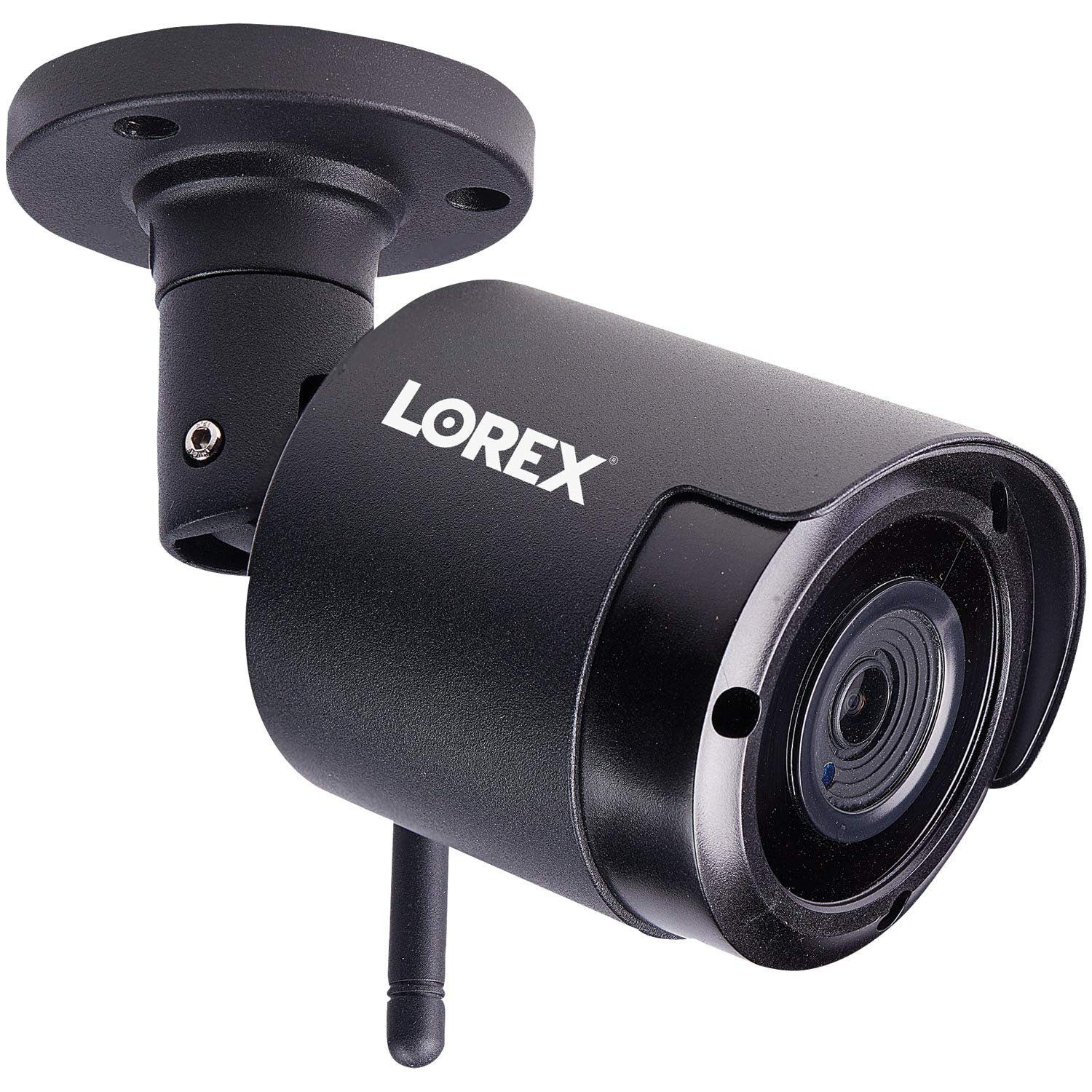 Lorex LW4211B Indoor/Outdoor HD 1080p Wireless Security Bullet Camera, 115ft Night Vision, Built-in Microphone, IP66, Black (M.Refurbished)