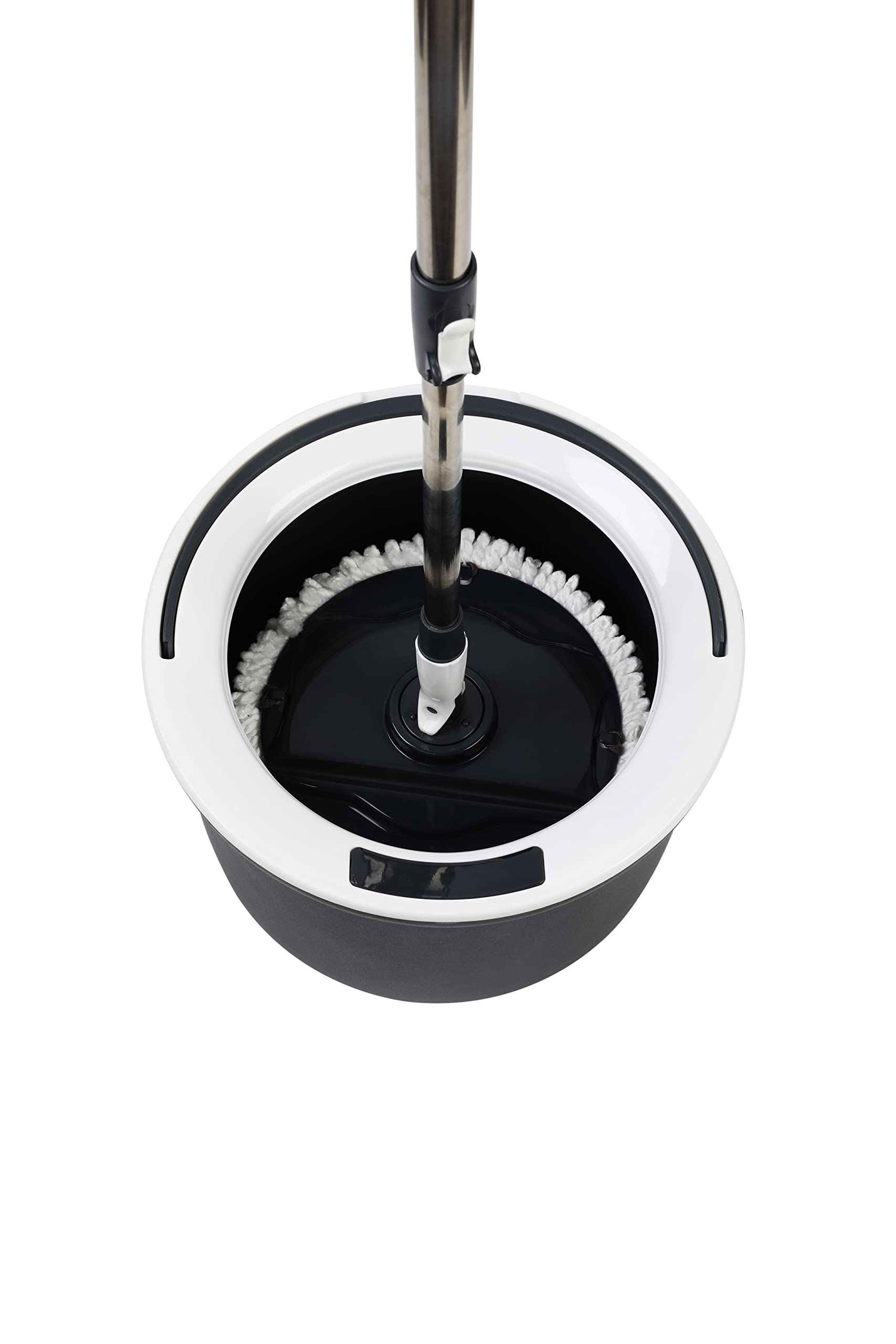 Medallion Grand Cleaning Spin mop and Bucket Set Spin with Microfiber Gray