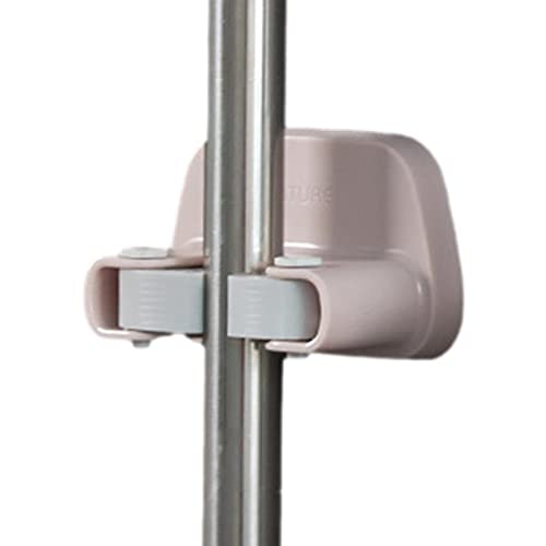 Mop Holder Wall Mounted, Mop Broom Organizer for Home, Broom Holder Mop Hanger Wall Mount Metal Organization Garage Storage System Garden Kitchen Tool Organizer Caneem