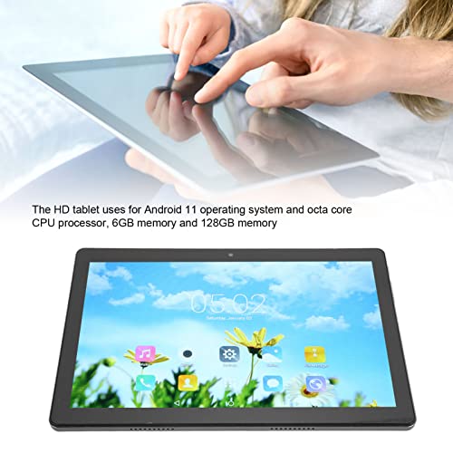 lonuo Tablet PC, Octa Core CPU Processor Tablet for Travel for Home (Black)