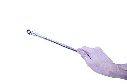 Mountain 8x10mm Double Box Universal Spline Reversible Ratcheting Wrench; 90 Tooth Design, Long, Flexible, Reversible; MTNRM810