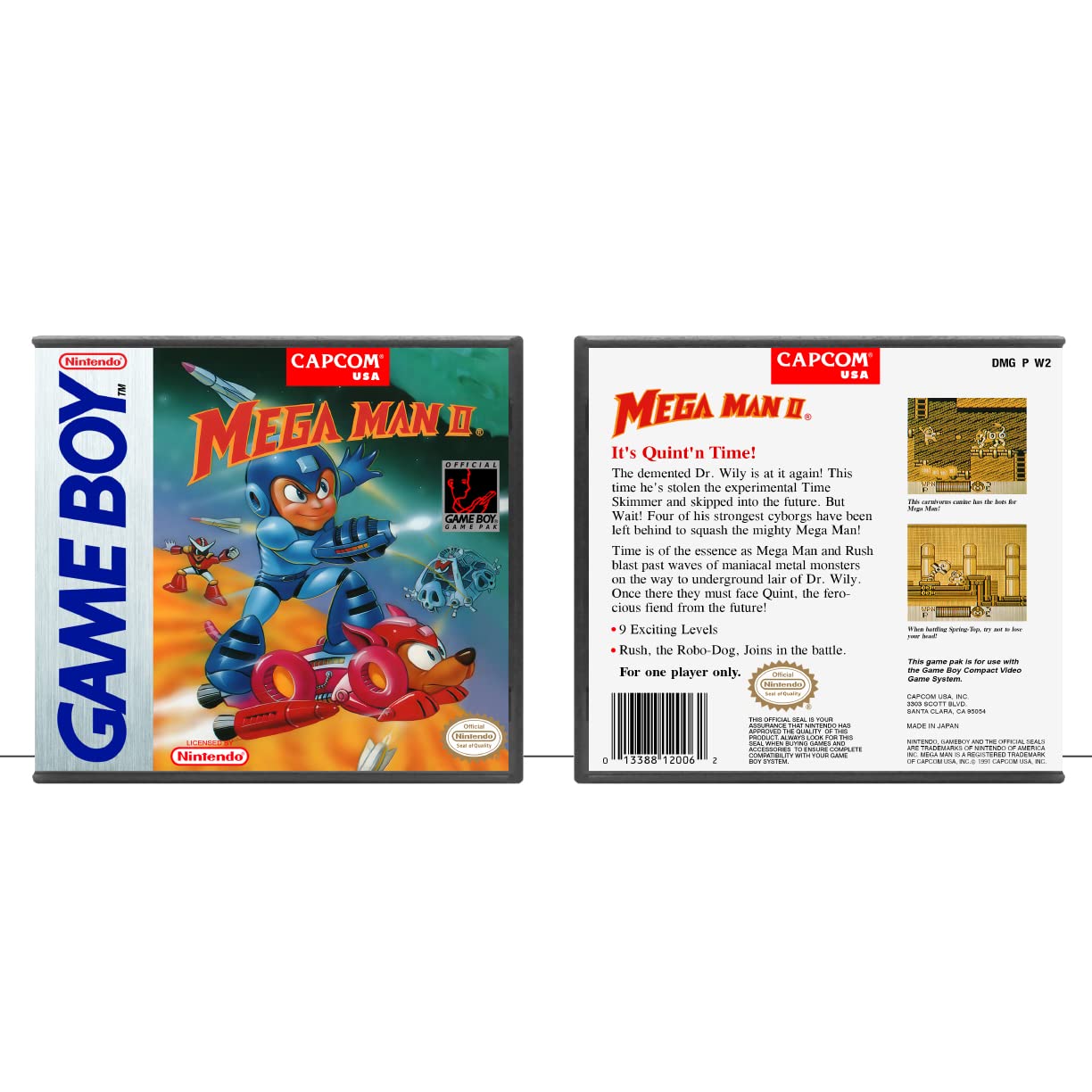 Mega Man II | (GB) Game Boy - Game Case Only - No Game