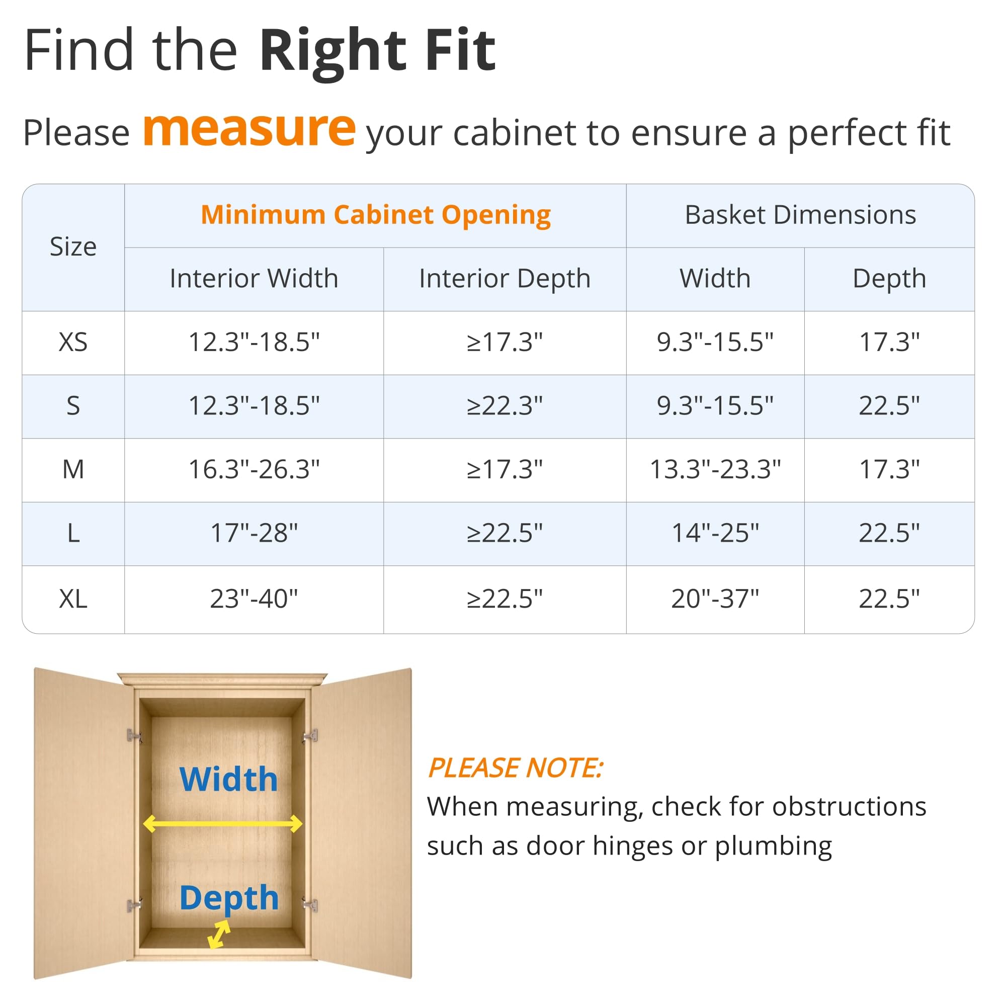 KIKIBRO Pull Out Drawer Cabinet Organizer, Expandable Slide Out Storage Shelves for Cabinets, Under Sink and Wardrobe, Opening Size Required 16.3"~26.3" 1 Pack