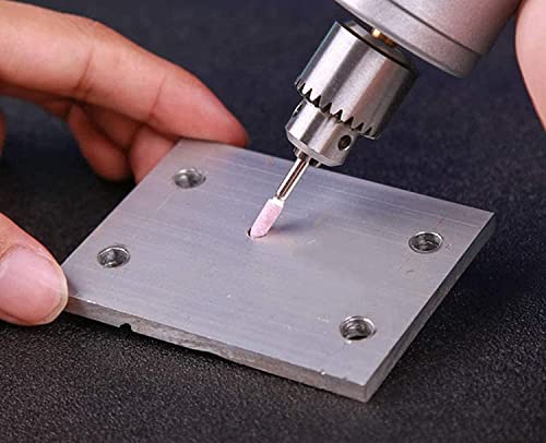 Luo ke 24 Pcs Rotary Grinding Stone Bits, Abrasive Mounted Stone Sharpening Bit Set with 1/8 Inch Shank Fits for Dremel Rotary Tool