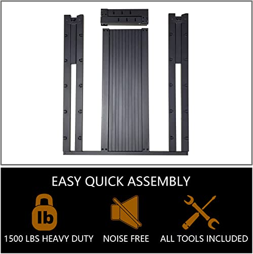 Rottnen Twin Metal Platform Bed Frame, Heavy Duty Steel Slat/Easy Assembly/No Box Spring Needed,14 Inches High Bed Frame with Ample Storage, Sturdy and Noise-Free, Black