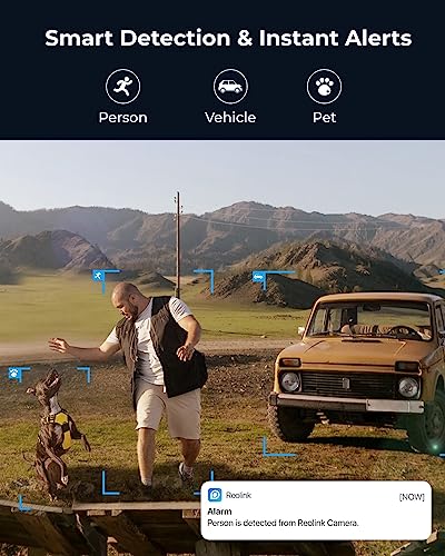 REOLINK Wired Cellular Security Camera Outdoor, 4G LTE Camera No WiFi Needed, 4MP PTZ, 6X Hybrid Zoom with Auto Tracking, Smart Detection, Plug-in for Nonstop Power, 24/7 Recording, TrackMix Wired LTE