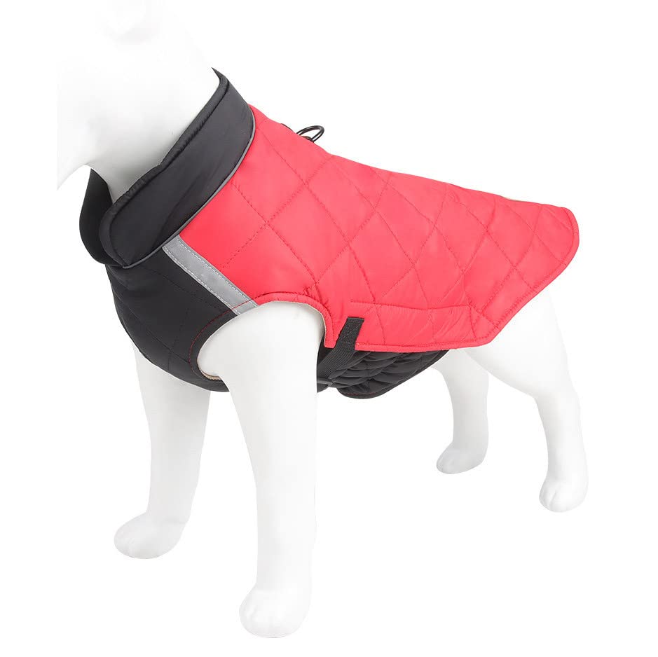 Pet Clothes for Medium Dogs Boys Jackets Winter Vest Pet Windproof Cold Weather Coats Small Medium Dog Clothes with Reflective Warm Dog Sweaters