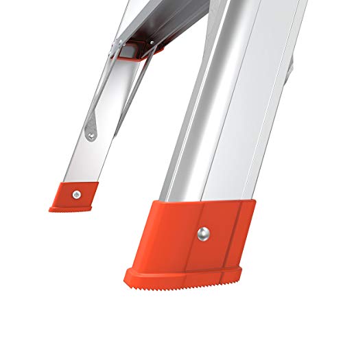 Little Giant Ladder Systems Flip N Lite 6 Foot 300 Pound Capacity Aluminum Lightweight Slim Stepladder Ladder