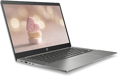 HP 2023 14" FHD IPS Touchscreen Chromebook, Intel 4-Core 11th Gen i5 Up to 4.20 GHz, 8GB SDRAM, 256GB SSD, Fingerprint, Backlit Keyboard, HDMI, MSD Slot, 6th Gen WiFi, Chrome OS(Renewed) (Dove Grey)